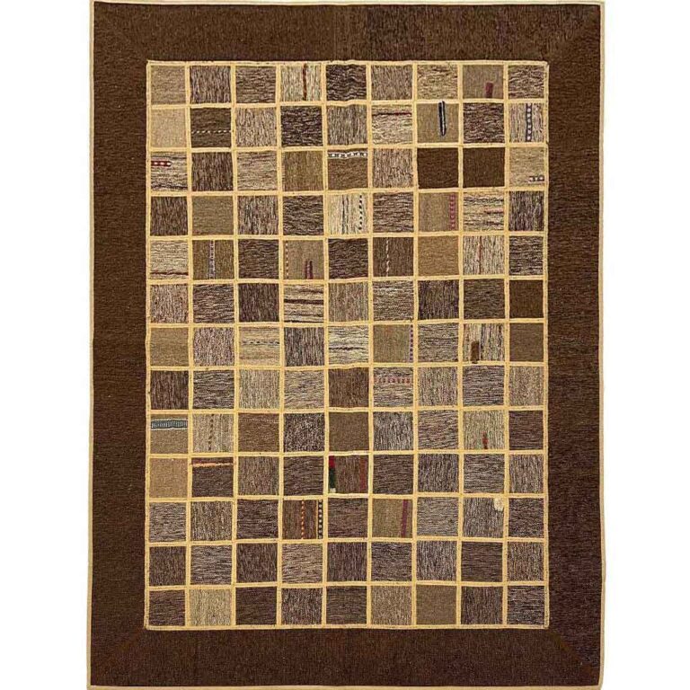 Handmade Natural Gray Scandinavian Wool Area Rug (8′ x 10′) | Yamil Craft
