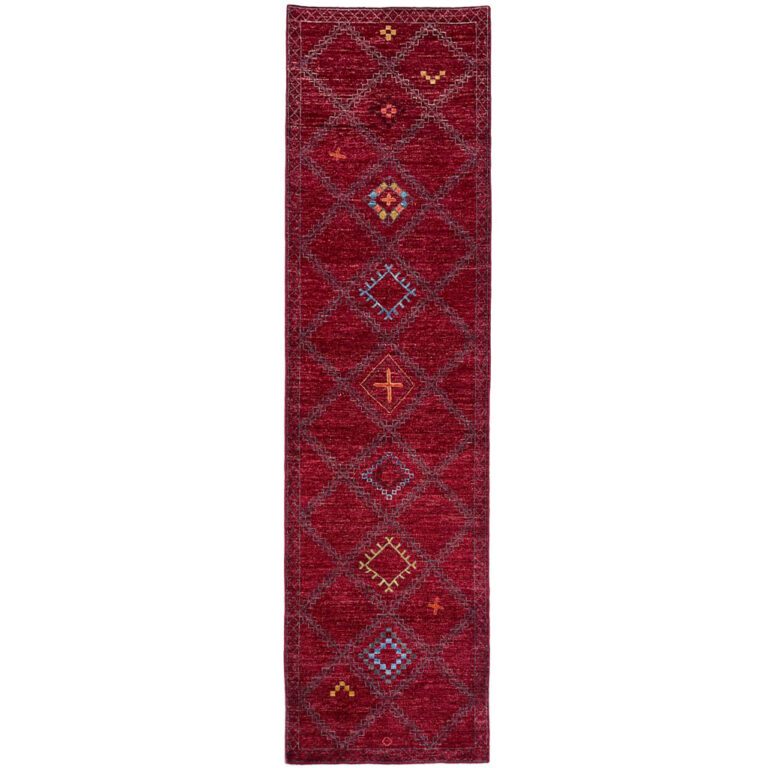 Handmade Tribal Wool Runner Rug (2’10” x 10’1″) | Yamil Craft