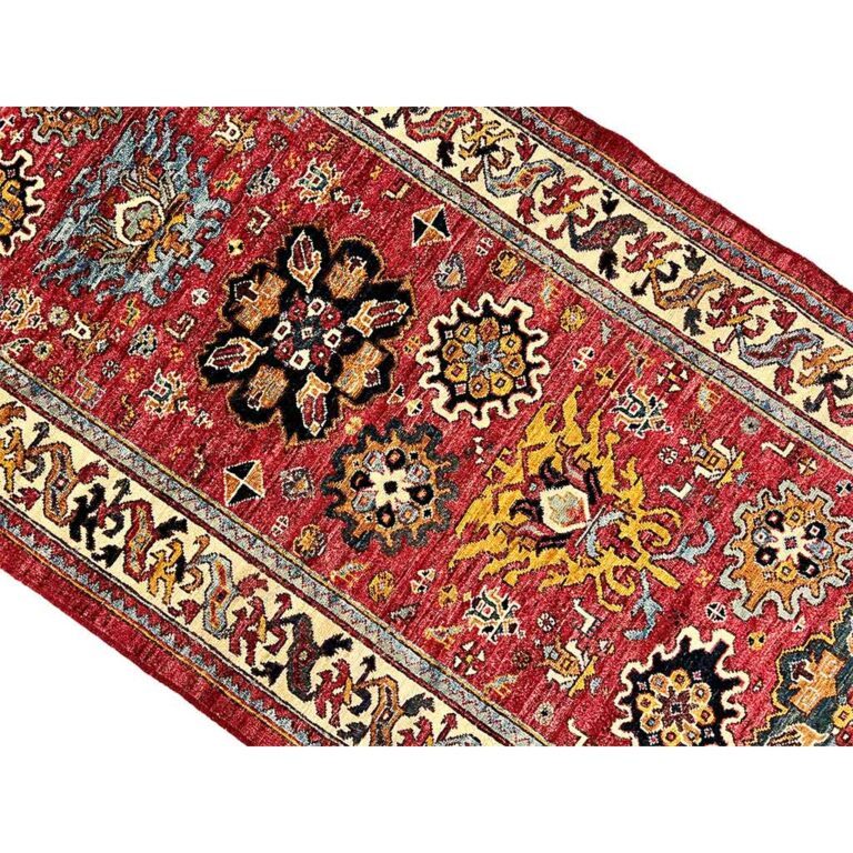Handmade Tribal Wool Runner Rug (4’0” x 10’7”) | Yamil Craft