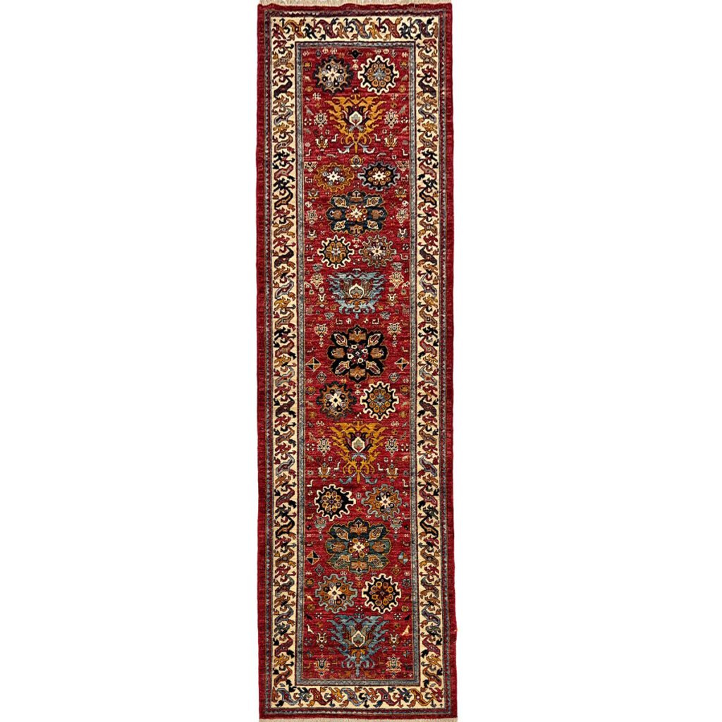 Handmade Tribal Wool Runner Rug (2’10” x 10’1″) | Yamil Craft